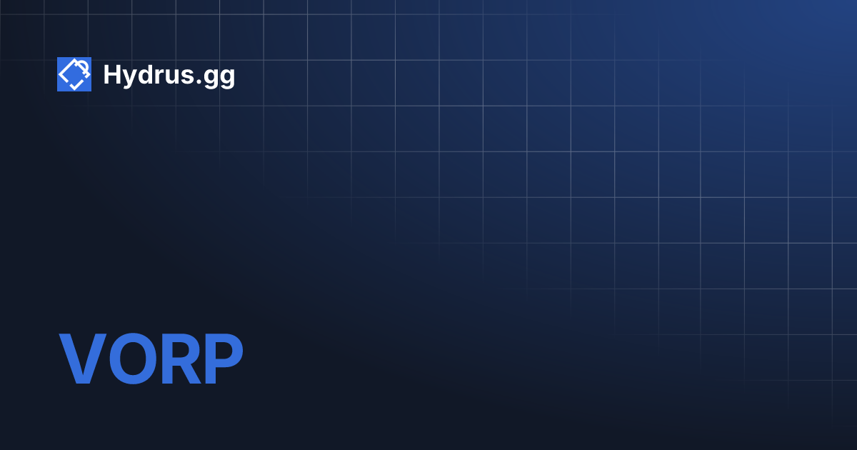 VORP | Hydrus.gg